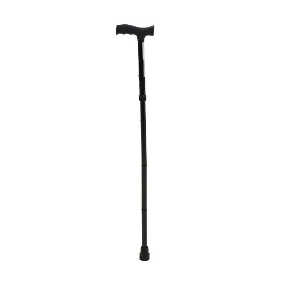 Siyah Alüminyum Katlanır Baston - fizyomarket.com